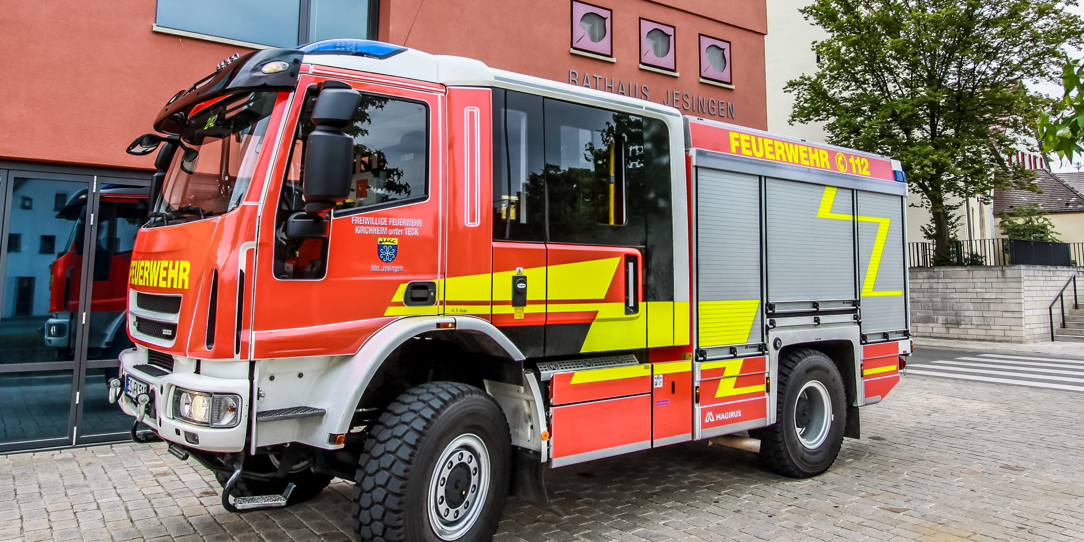 Übergabe des neuen LF10 – Freiwillige Feuerwehr Kirchheim unter Teck